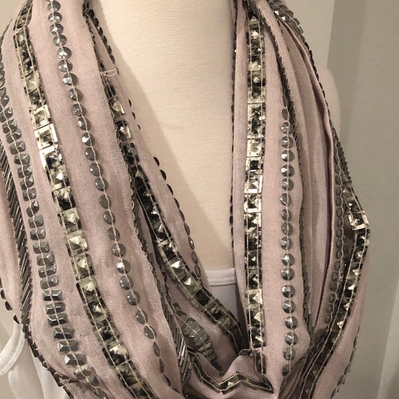 BCBGMaxAzria | Accessories | Bcbgmaxazria Studded Scarf | Poshmark